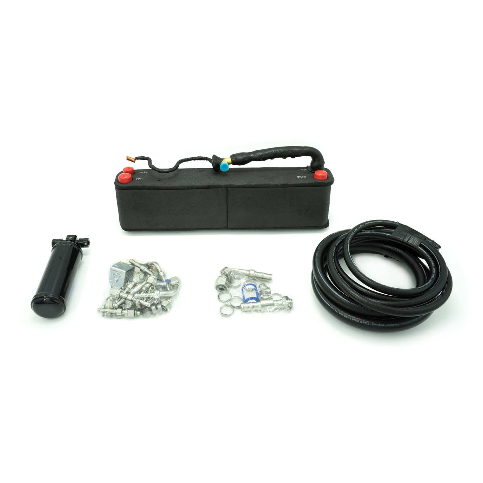 Forced Inductions Interchiller Kit for Hellcat with 2 AN-12 Pushlock 90 ...