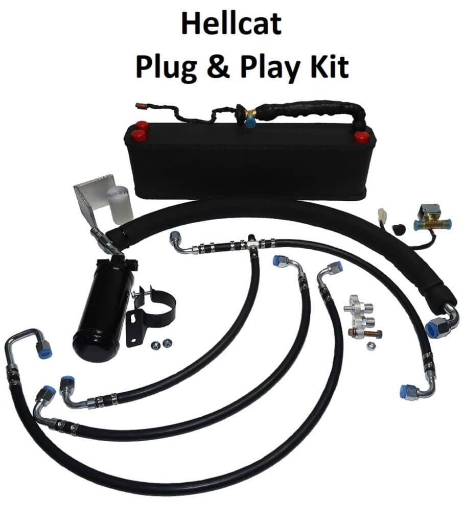 Forced Inductions Interchiller Kit for Hellcat with 2 AN-12 Pushlock 90 ...