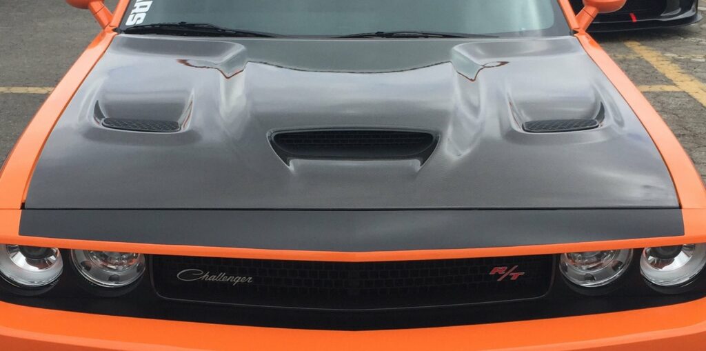 Challenger Hellcat Type-OE Carbon Fiber Hood - SHOPHELLCAT